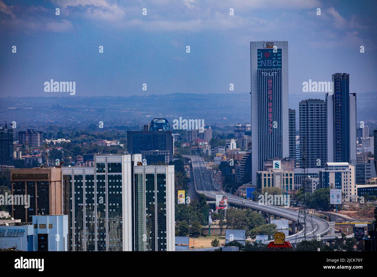Nairobi Capital City County Streets Cityscapes Skyline Skyscrapers ...