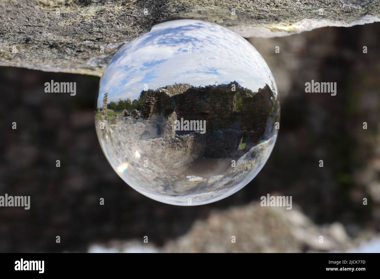 Lens ball reflections Stock Photo - Alamy