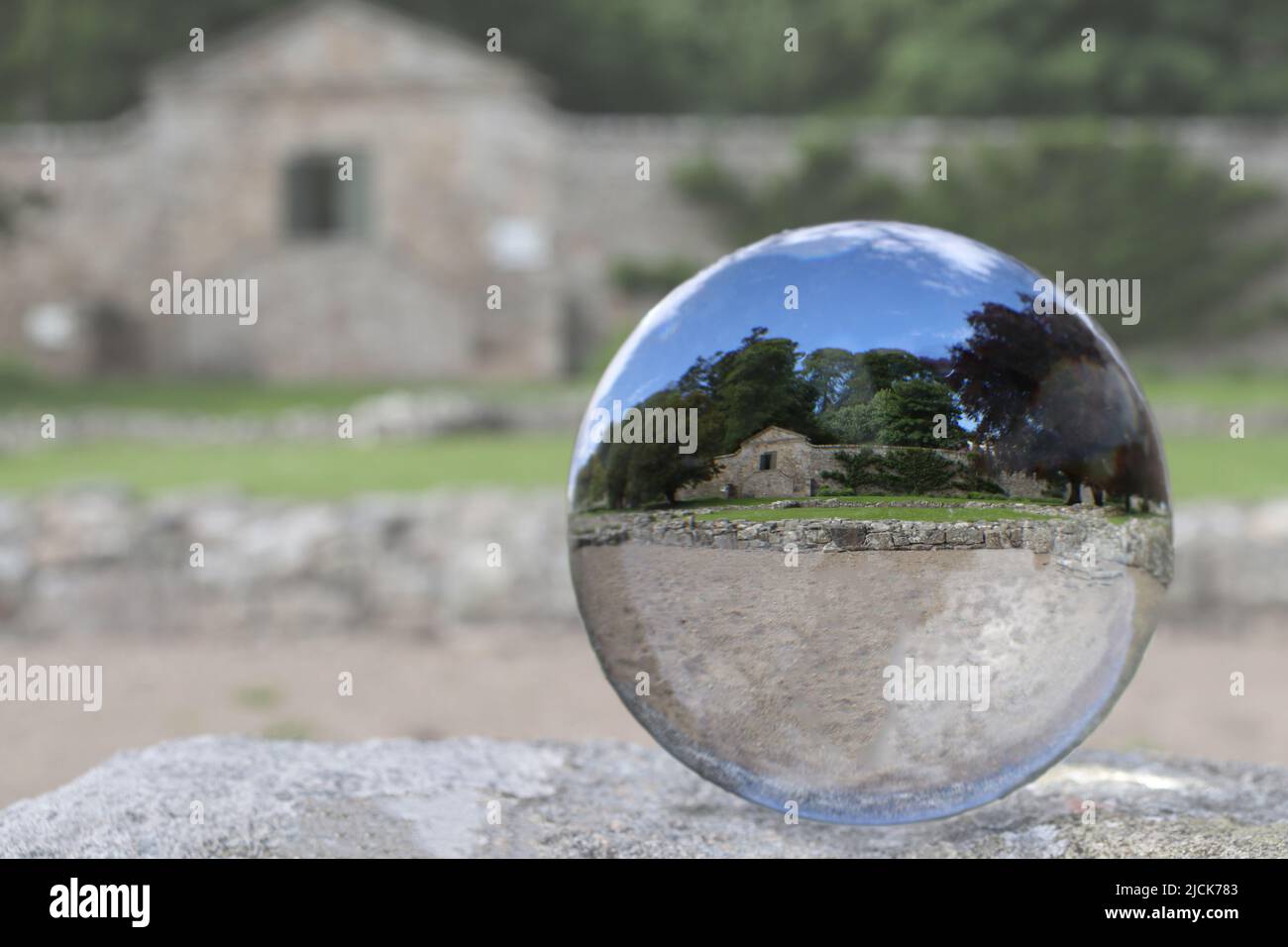 Lens ball reflections Stock Photo - Alamy