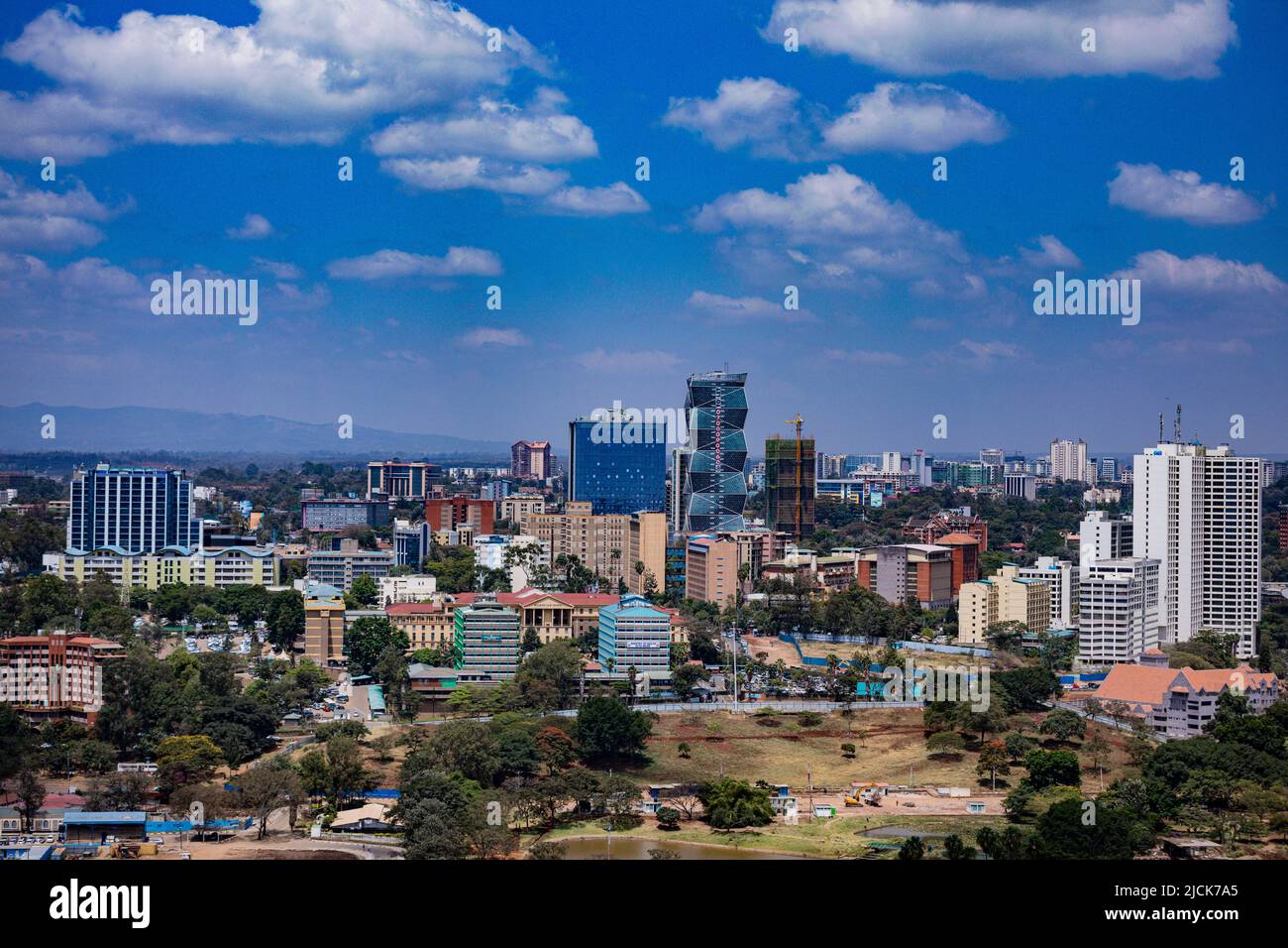 Nairobi Capital City County Streets Cityscapes Skyline Skyscrapers ...