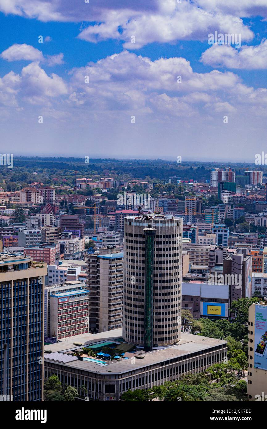 Nairobi Capital City County Streets Cityscapes Skyline Skyscrapers ...