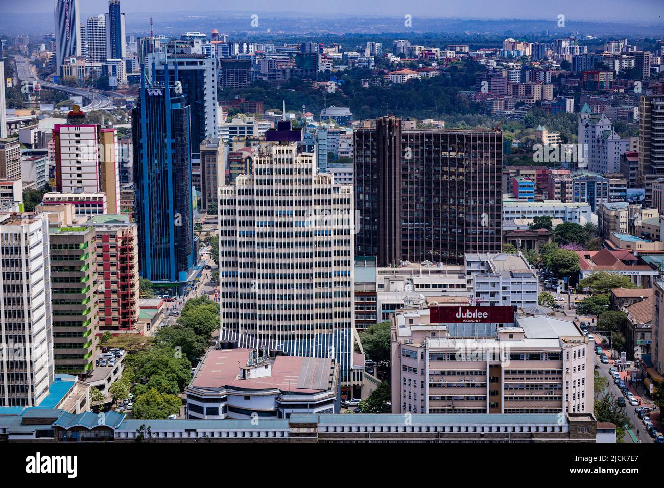 Nairobi Capital City County Streets Cityscapes Skyline Skyscrapers ...