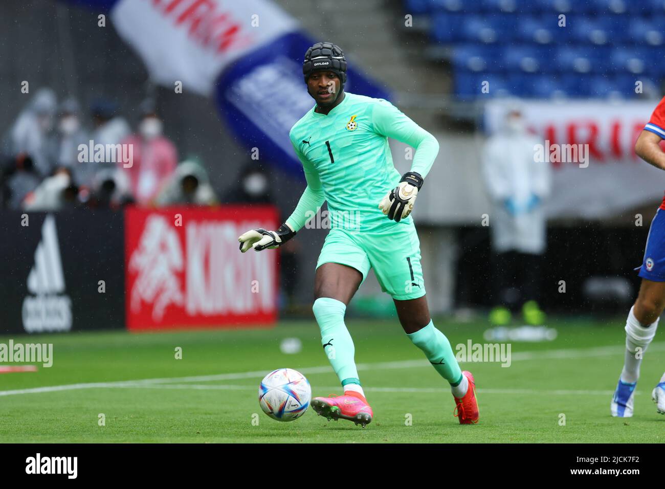 Osaka, Japan. 14th June, 2022. Abdul Manaf Nurudeen (GHA) Football ...