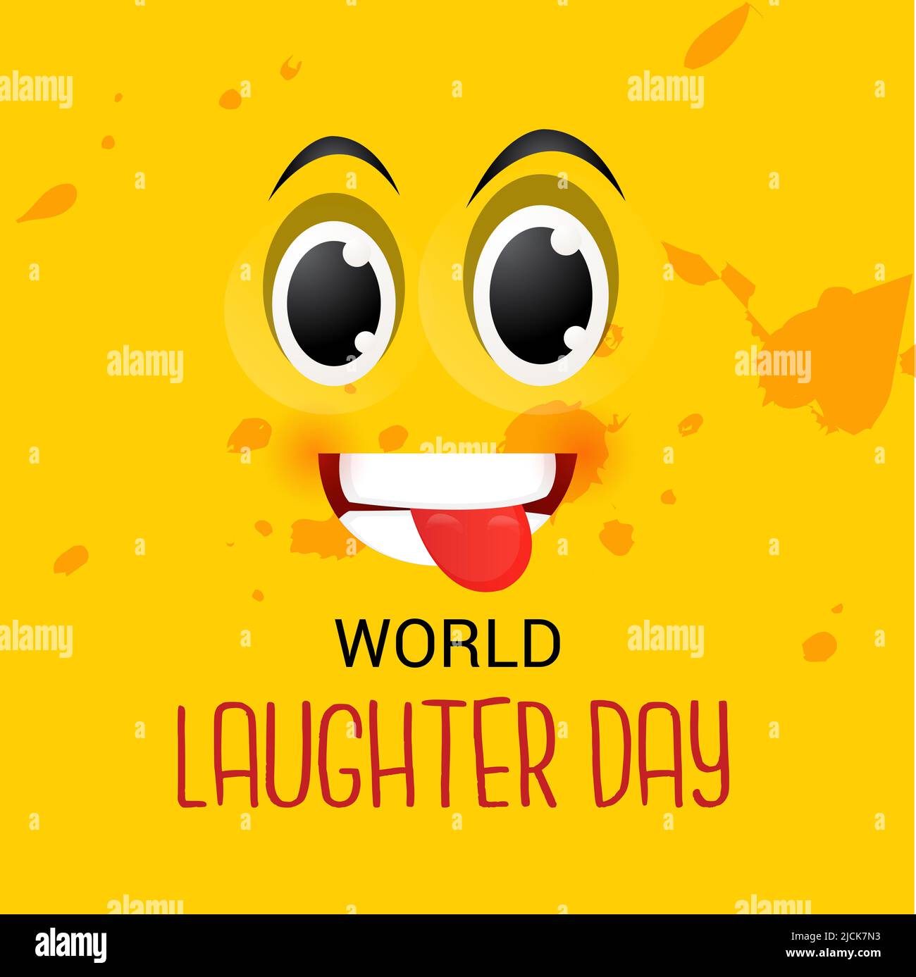 Illustration Of World Laughter day Background Stock Photo - Alamy