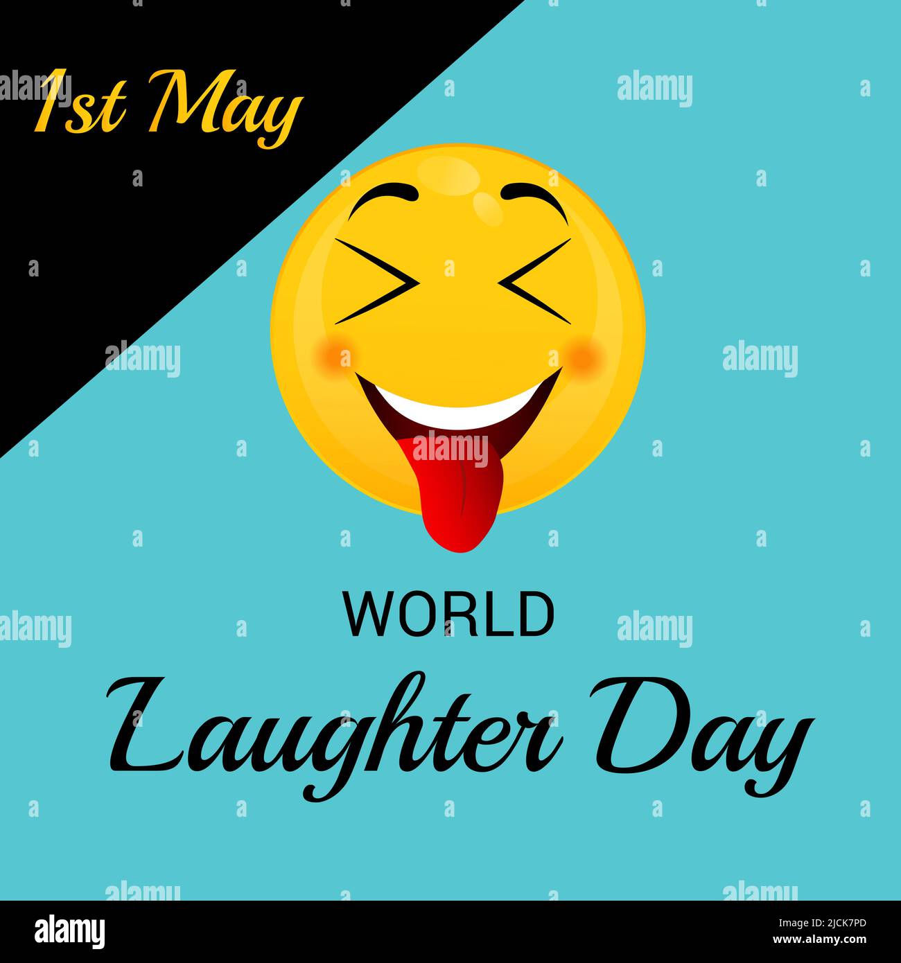 Laughter day vector hi-res stock photography and images - Alamy