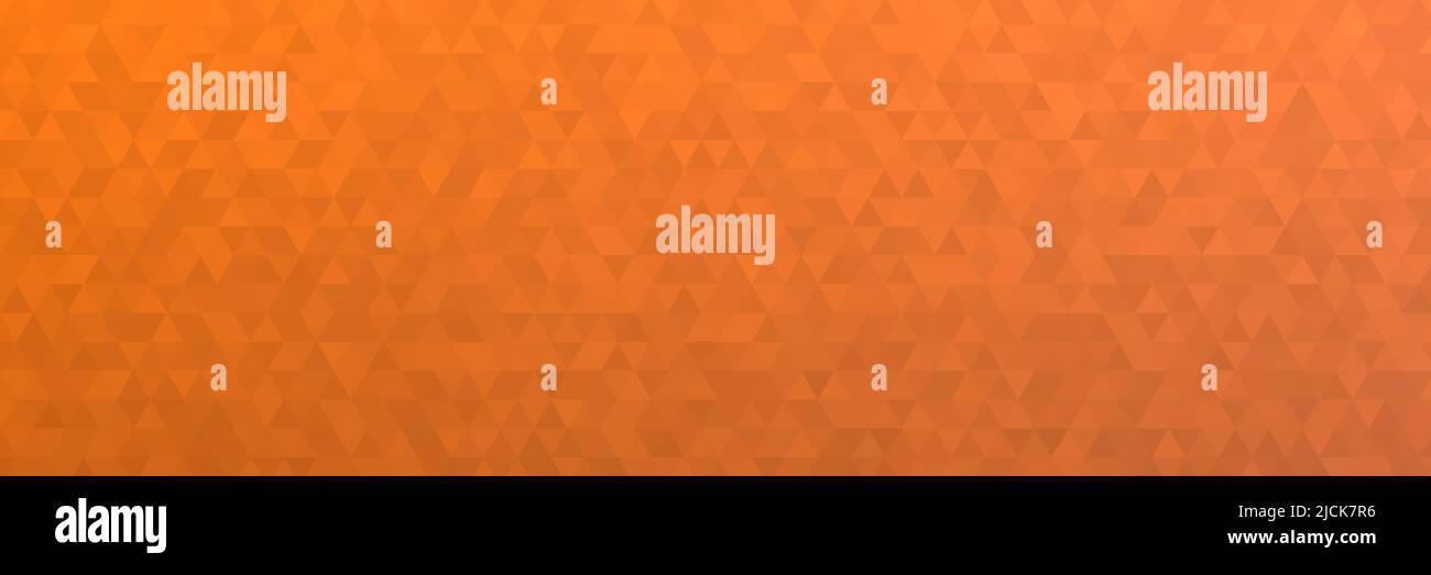 Abstract orange low poly background as pattern and panorama header Stock Photo - Alamy