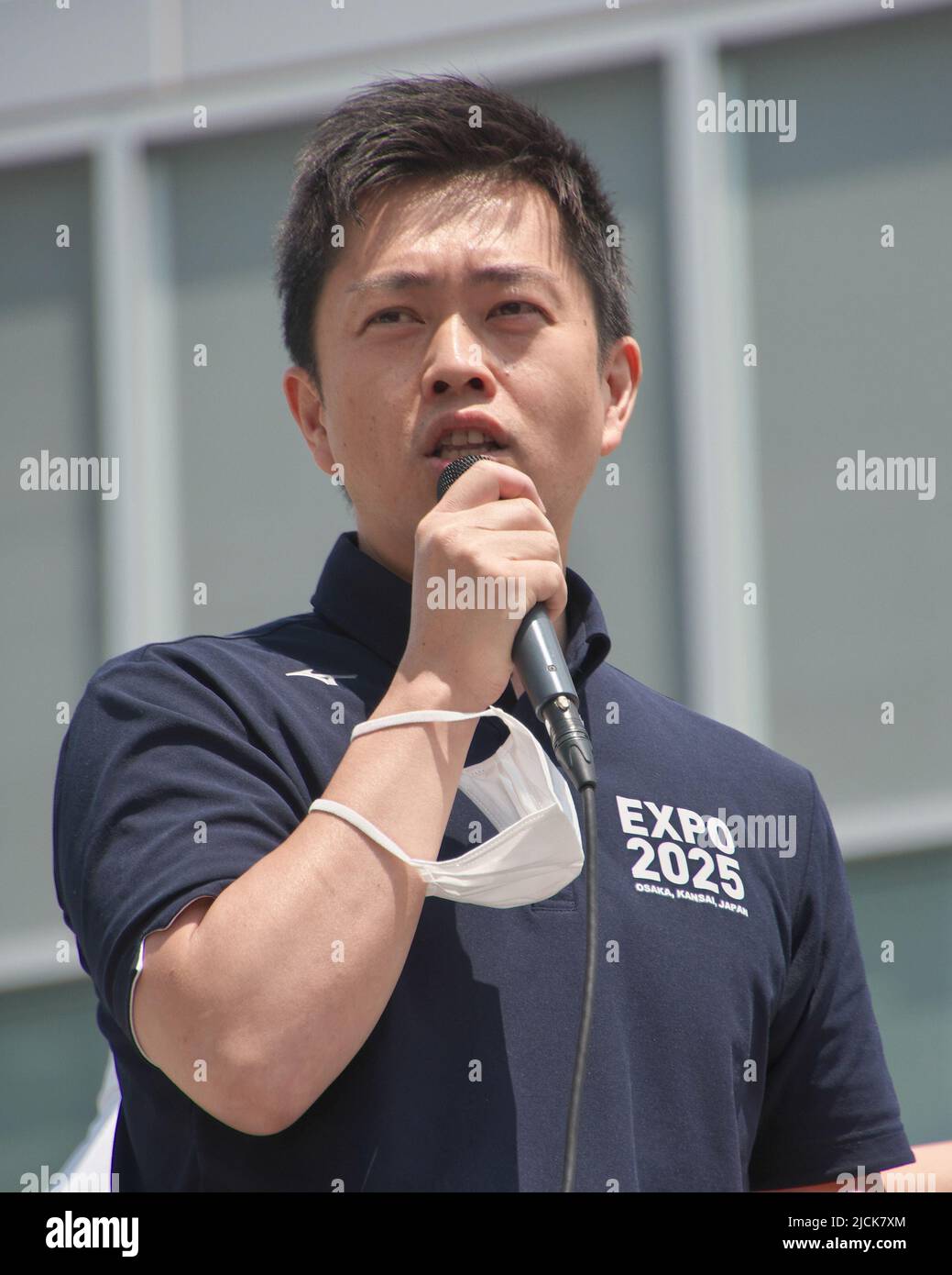Hirofumi Yoshimura, Osaka Governor and deputy leader of the Japan ...