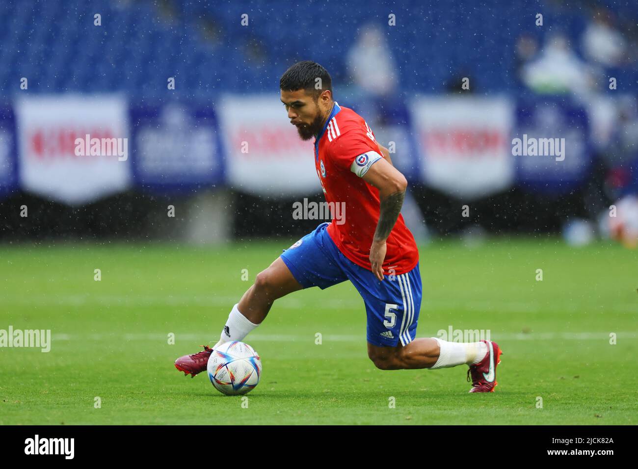 Osaka, Japan. 14th June, 2022. Paulo Diaz (CHI) Football/ Soccer ...