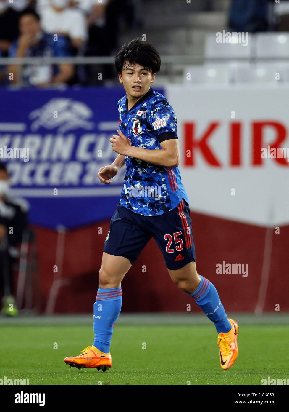 Hyogo, Japan. 10th June, 2022. Ayase Ueda (JPN) Football/ Soccer ...