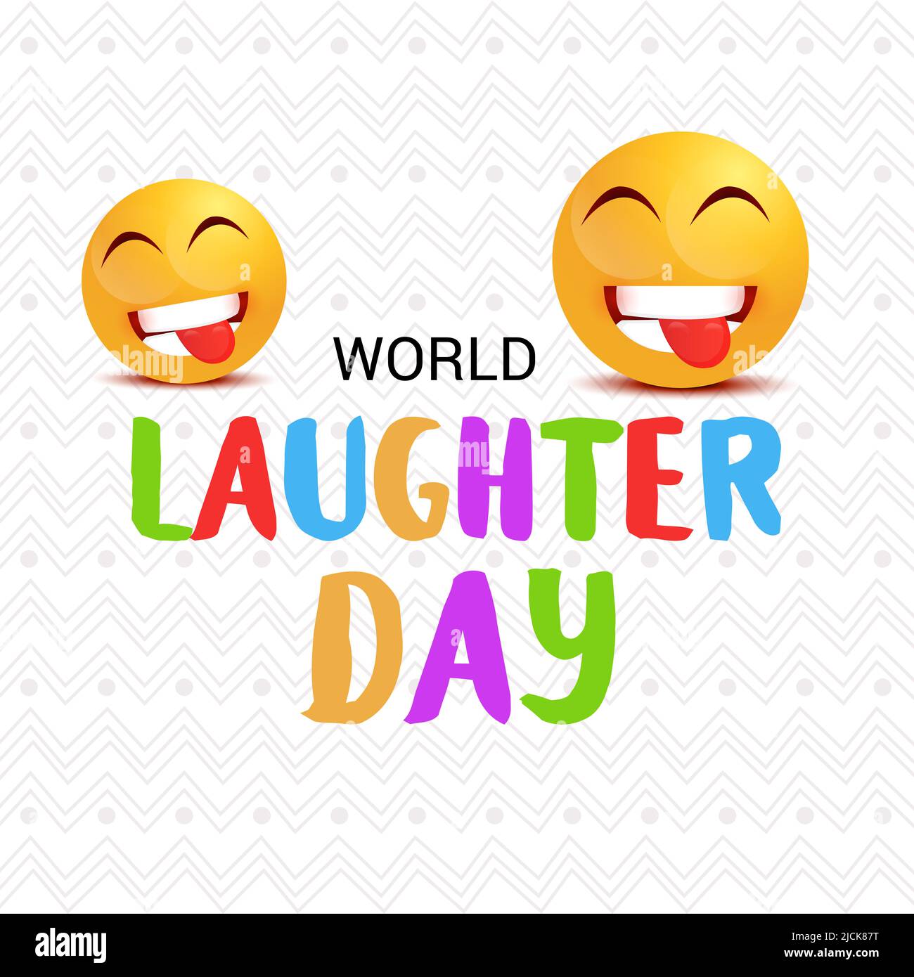 Illustration Of World Laughter day Background Stock Photo - Alamy