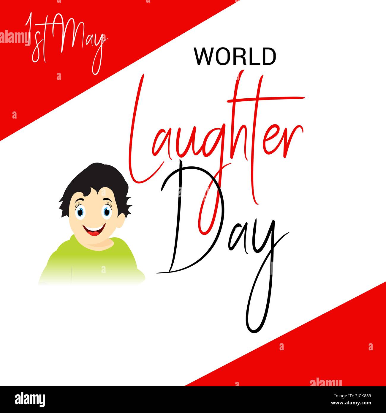 World laughter day vector hi-res stock photography and images - Alamy