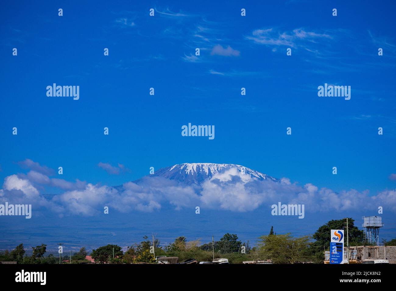 Mount Kilimanjaro Dormant Volcano In United Republic Of Tanzania kibo ...