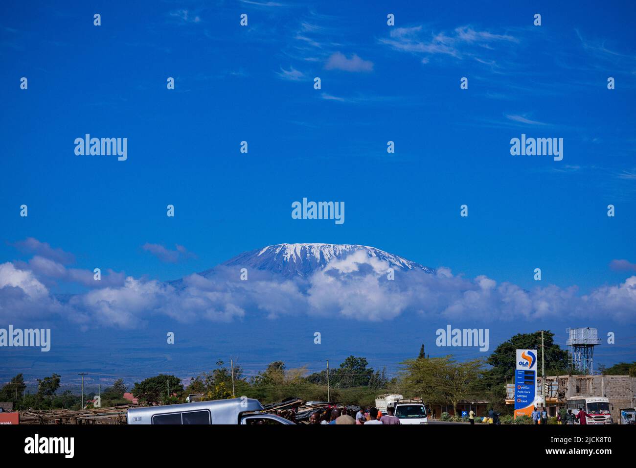 Mount Kilimanjaro Dormant Volcano In United Republic Of Tanzania kibo ...
