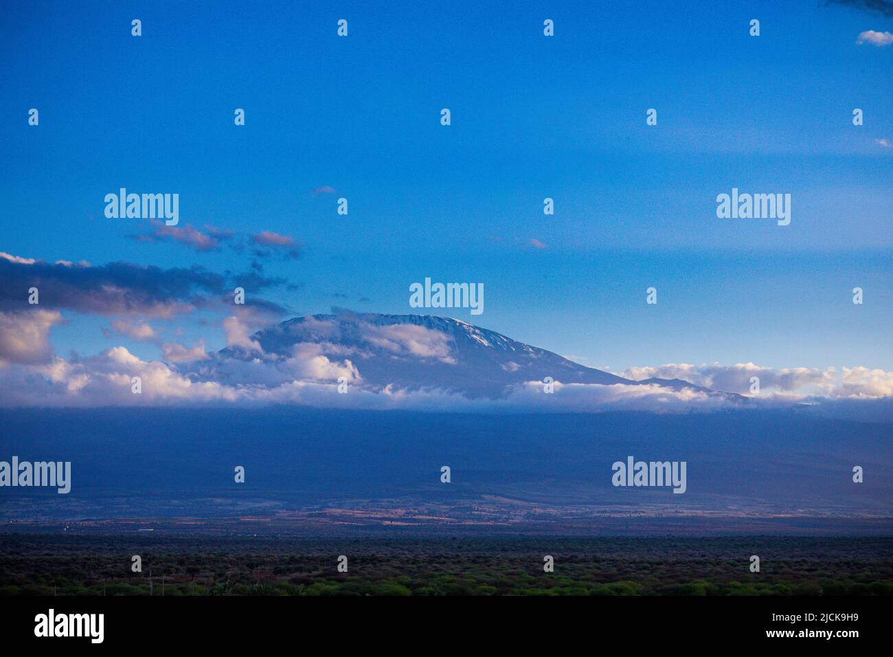 Mount Kilimanjaro Dormant Volcano In United Republic Of Tanzania kibo ...