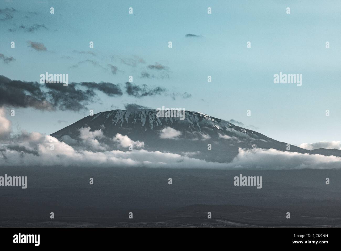 Mount Kilimanjaro Dormant Volcano In United Republic Of Tanzania kibo ...