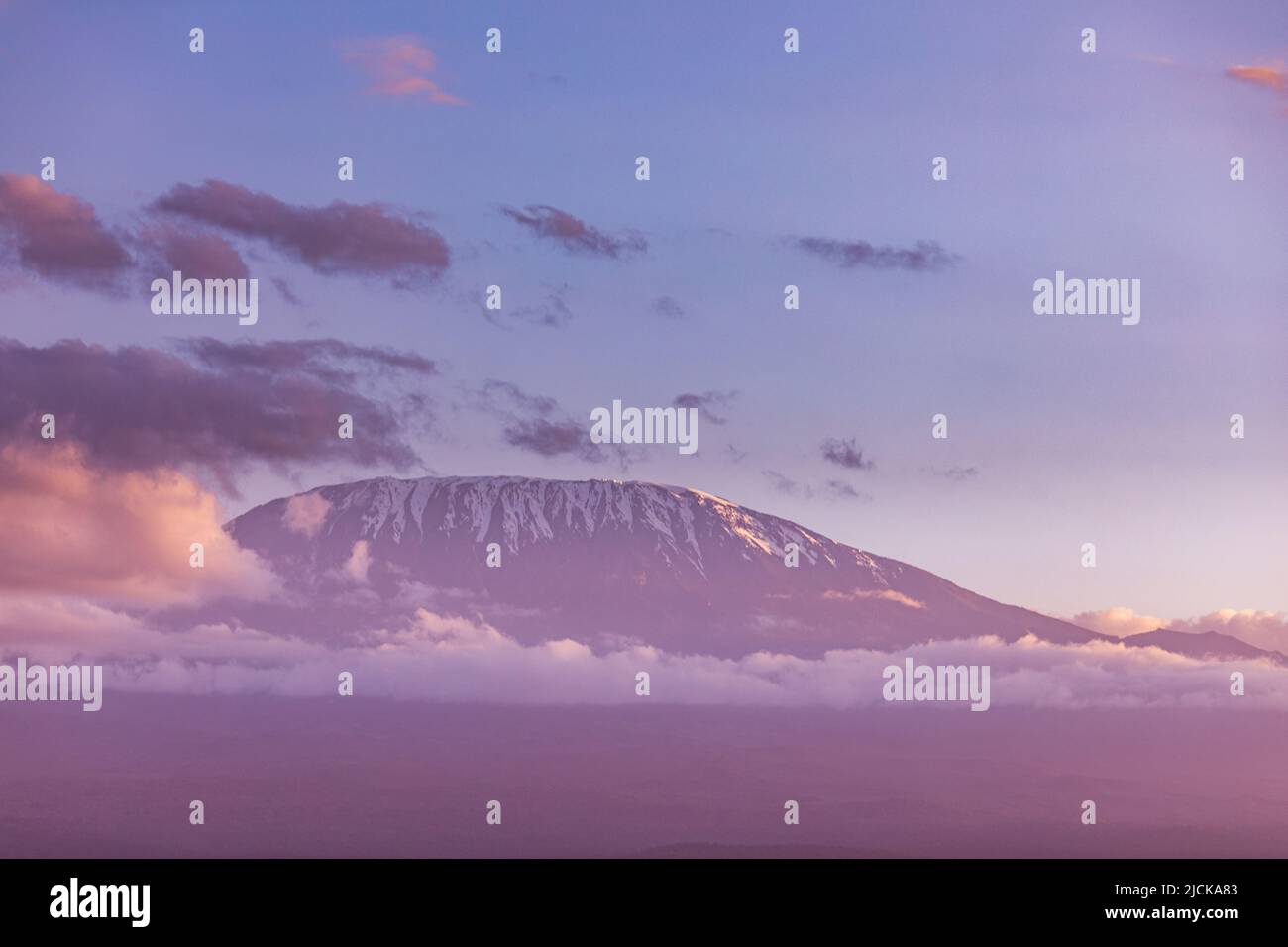 Mount Kilimanjaro Dormant Volcano In United Republic Of Tanzania kibo ...