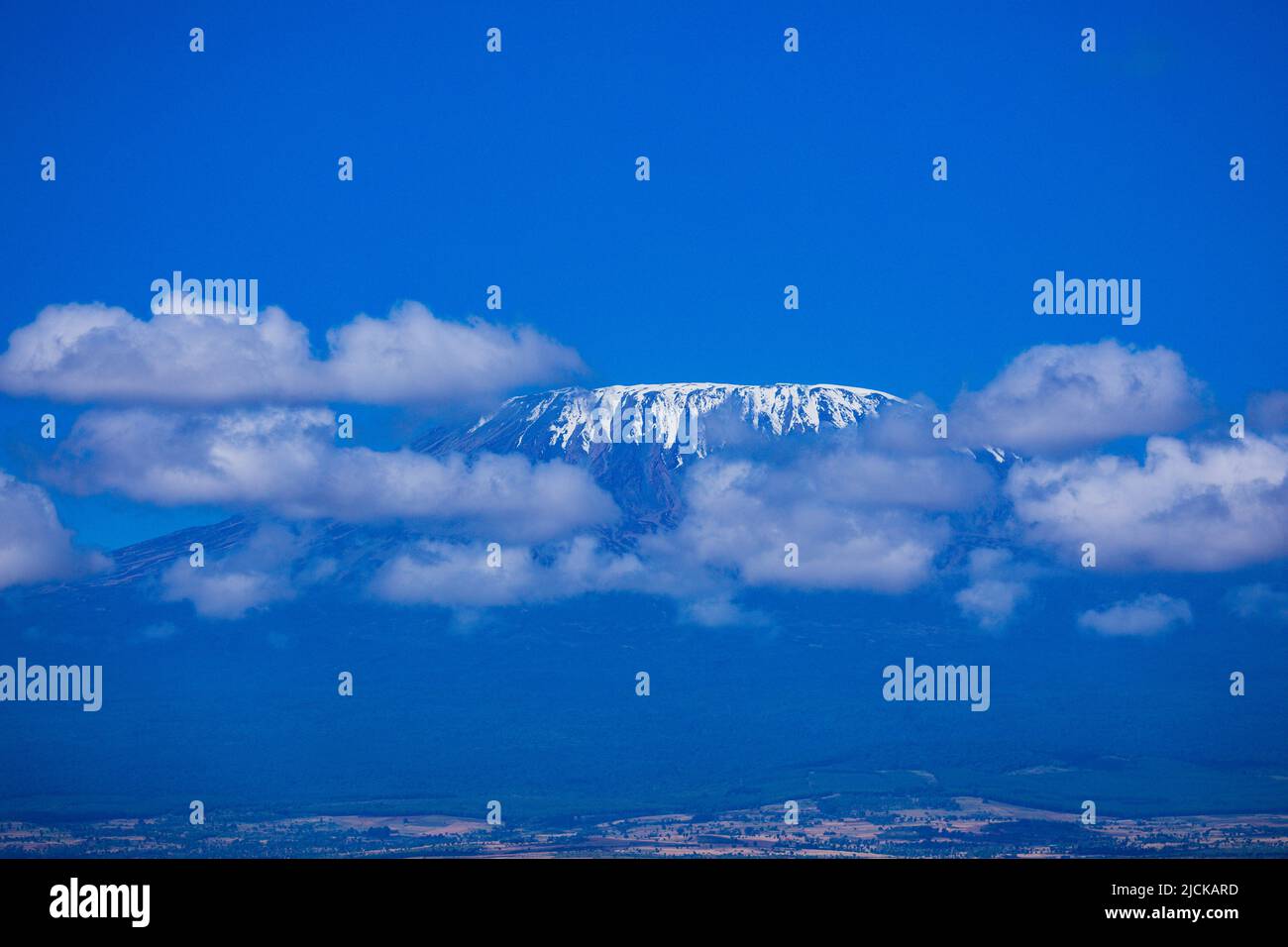 Mount Kilimanjaro Dormant Volcano In United Republic Of Tanzania kibo ...