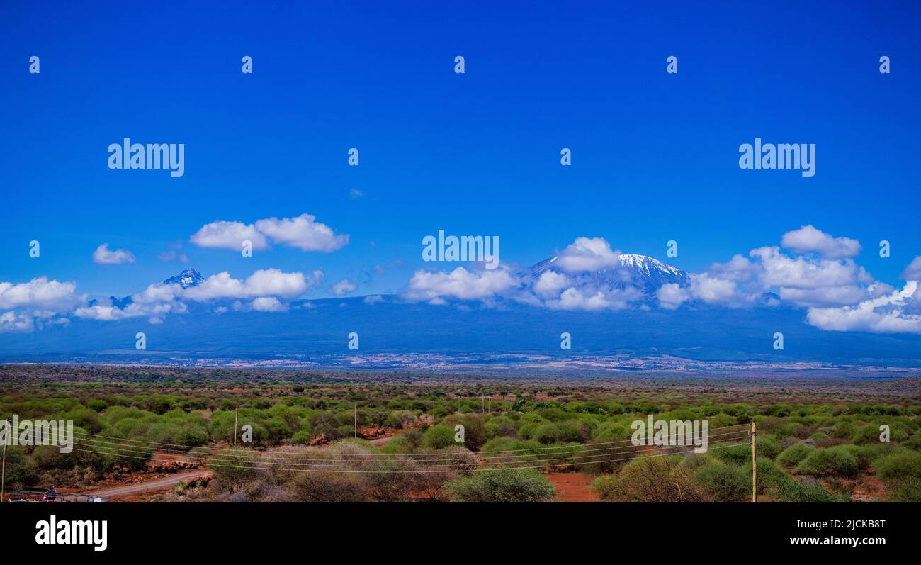 Mount Kilimanjaro Dormant Volcano In United Republic Of Tanzania kibo ...
