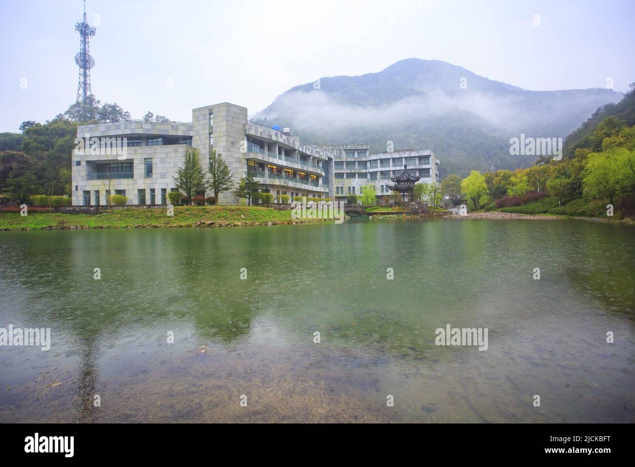 Five dragon pool heights Stock Photo - Alamy