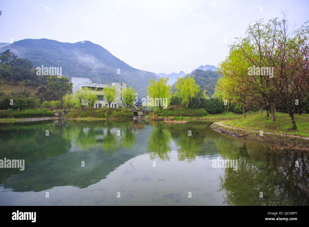 Five dragon pool heights Stock Photo - Alamy