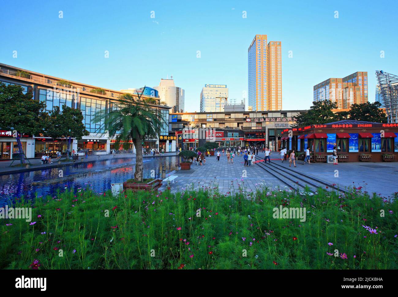 Tianyi square high buildings Stock Photo - Alamy