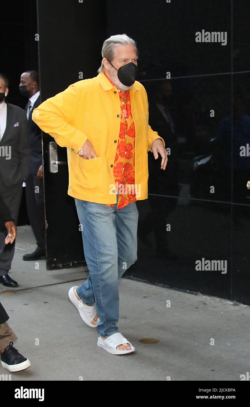 New York, NY, USA. 13th June, 2022. Jeff Bridges seen at Good Morning ...