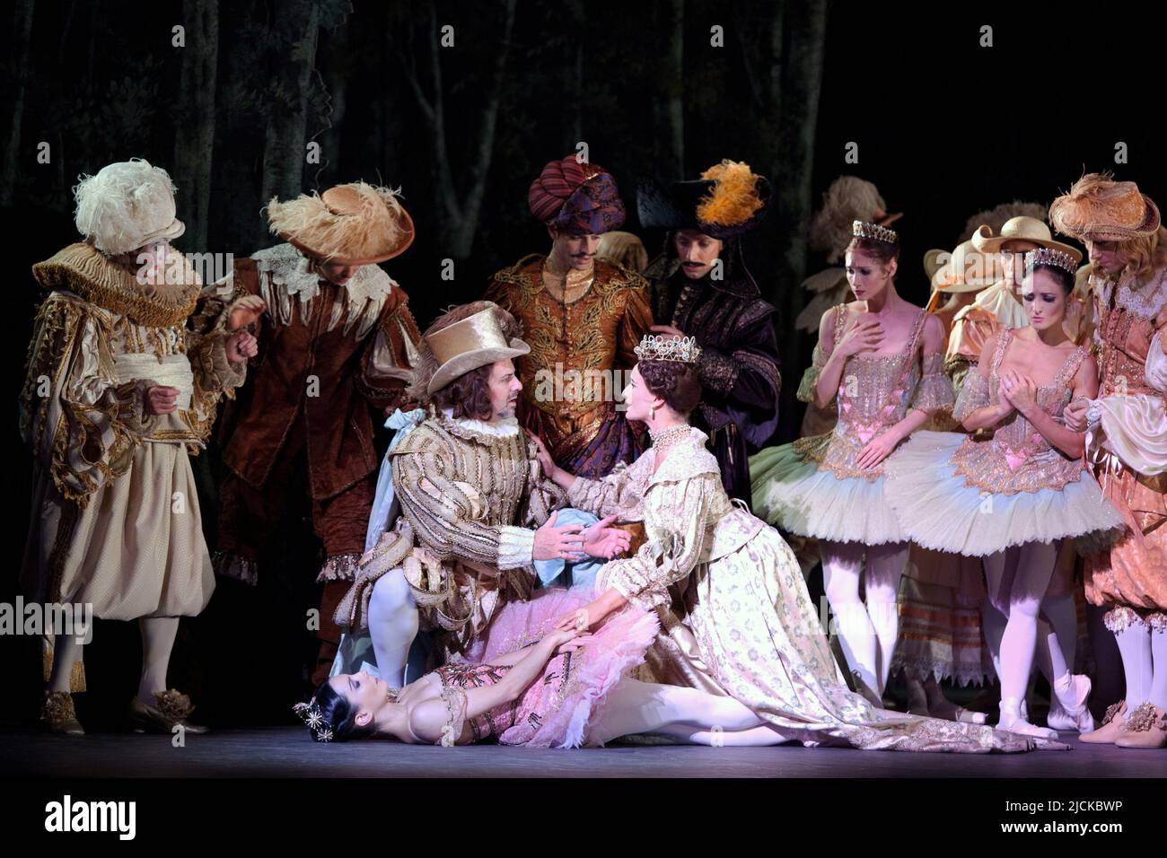 English National Ballet The Sleeping Beauty Milton Keynes Theatre Stock Photo - Alamy