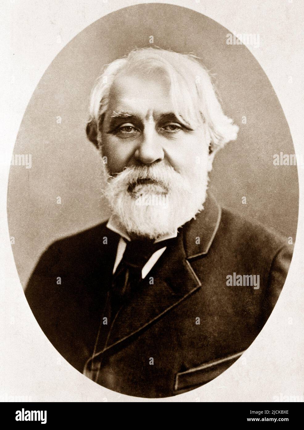 Portrait de l'ecrivain russe Ivan Tourgueniev (1818 - 1883 Stock Photo ...