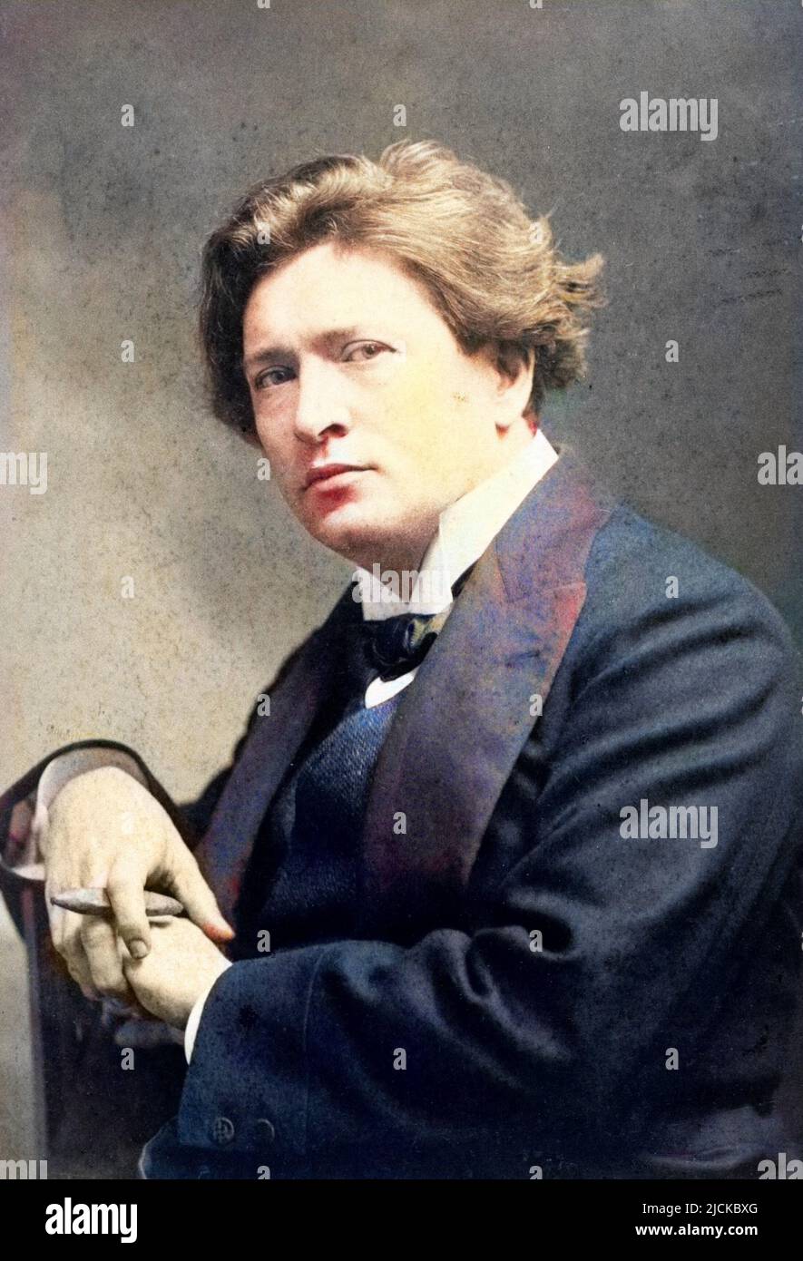 Portrait de Ferruccio Benvenuto Busoni (1866 - 1924) 1908 Stock Photo ...