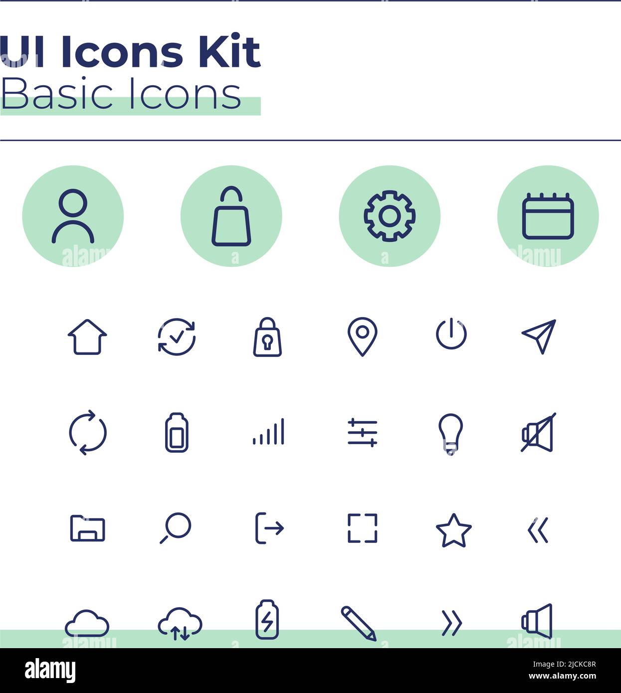 Basic user interface icon Cut Out Stock Images & Pictures - Alamy