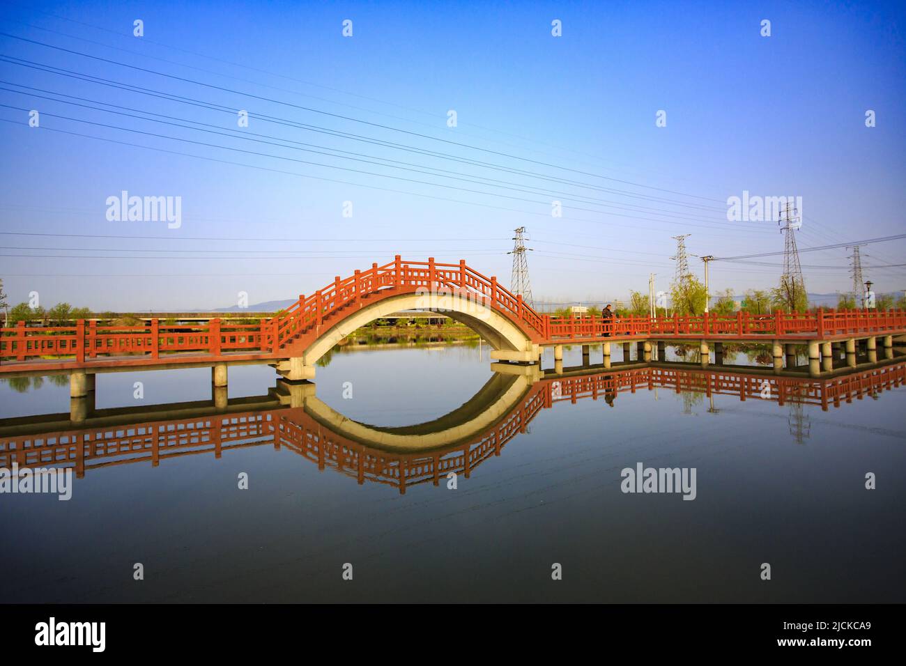 A bridge south of the lower reaches of the Yangtze River Stock Photo ...