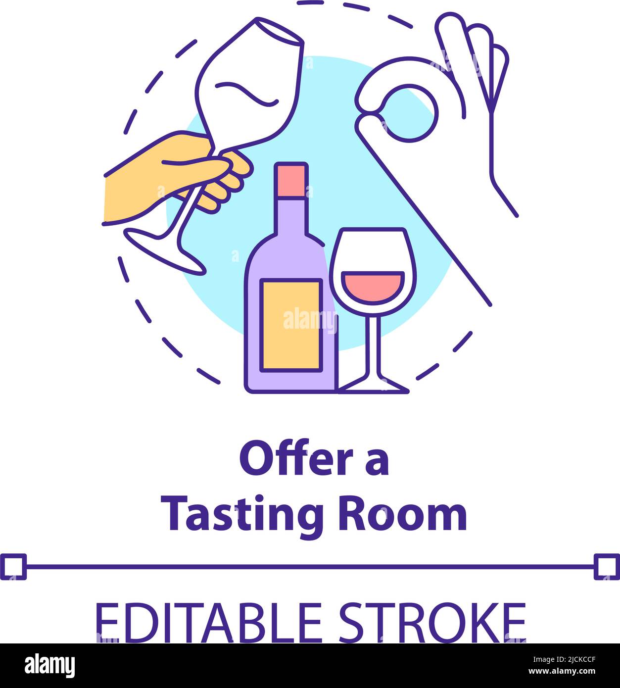 Wine tasting room Stock Vector Images - Alamy