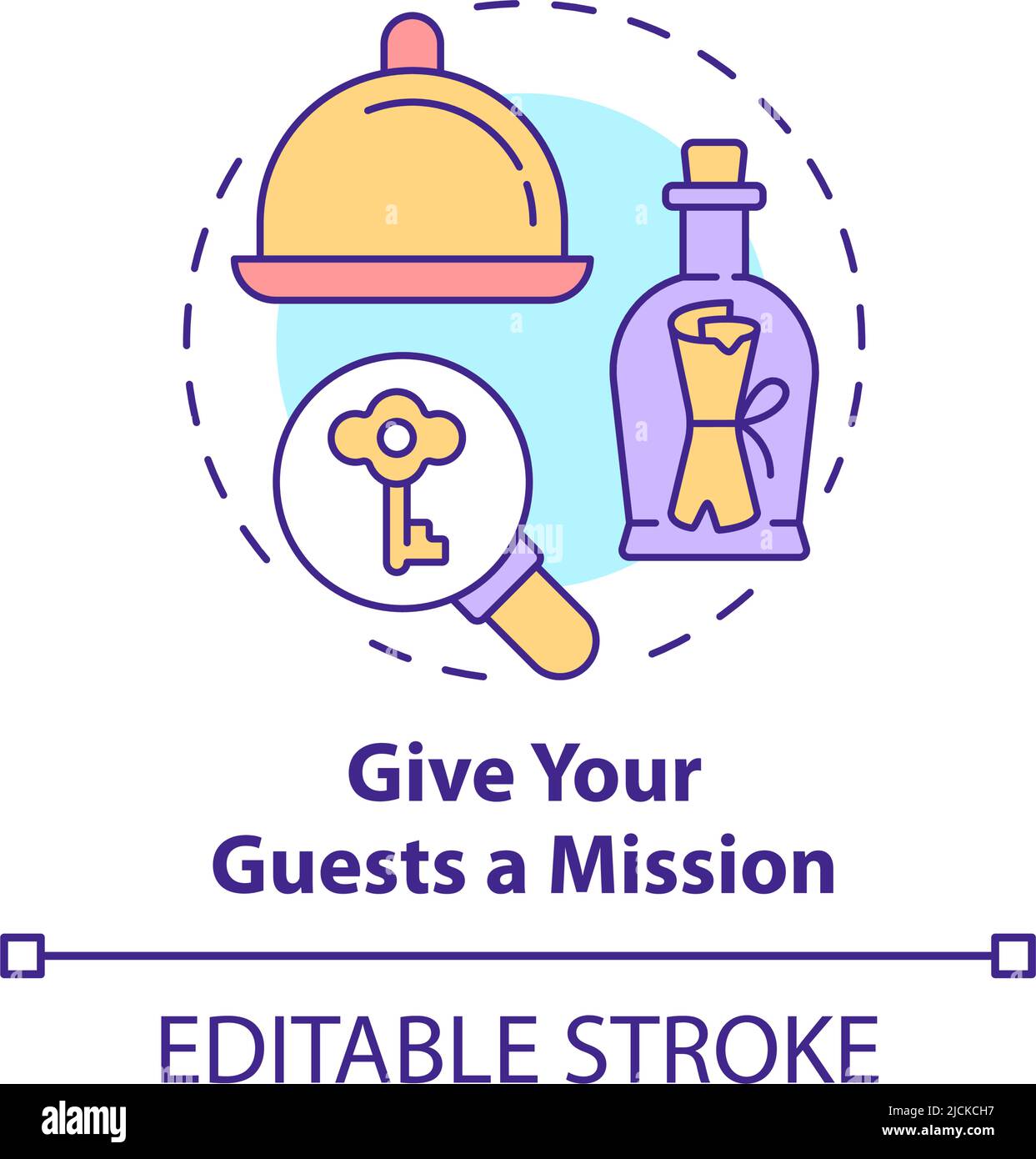 Mystery guests Stock Vector Images - Alamy