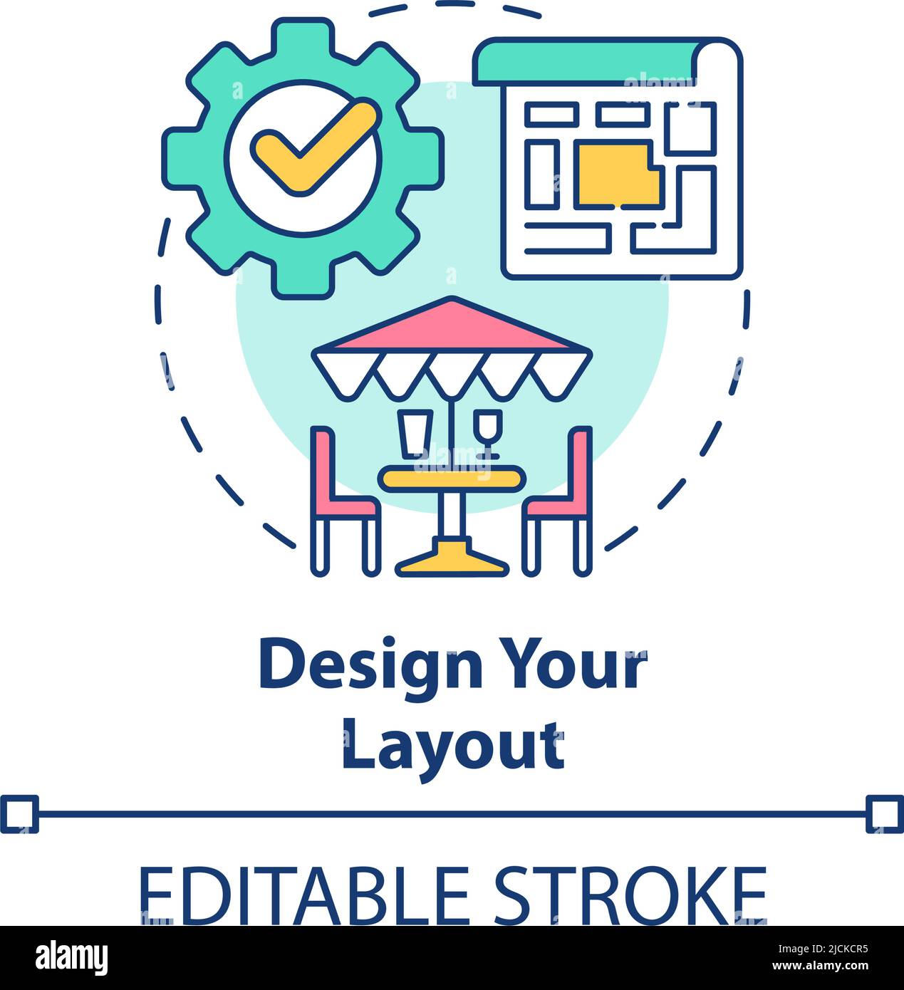 Design layout concept icon Stock Vector Image & Art - Alamy