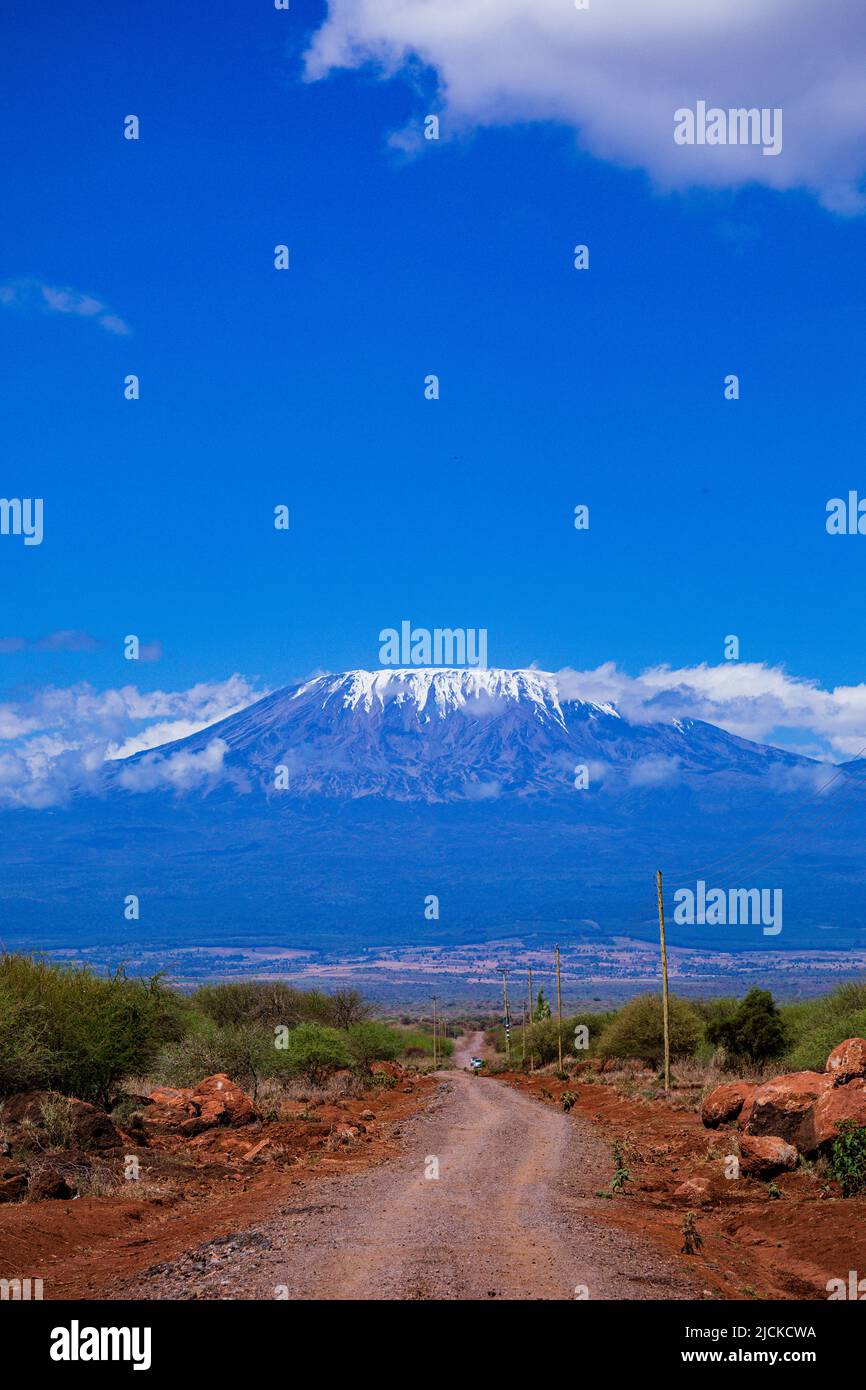 Mount Kilimanjaro Dormant Volcano In United Republic Of Tanzania kibo ...