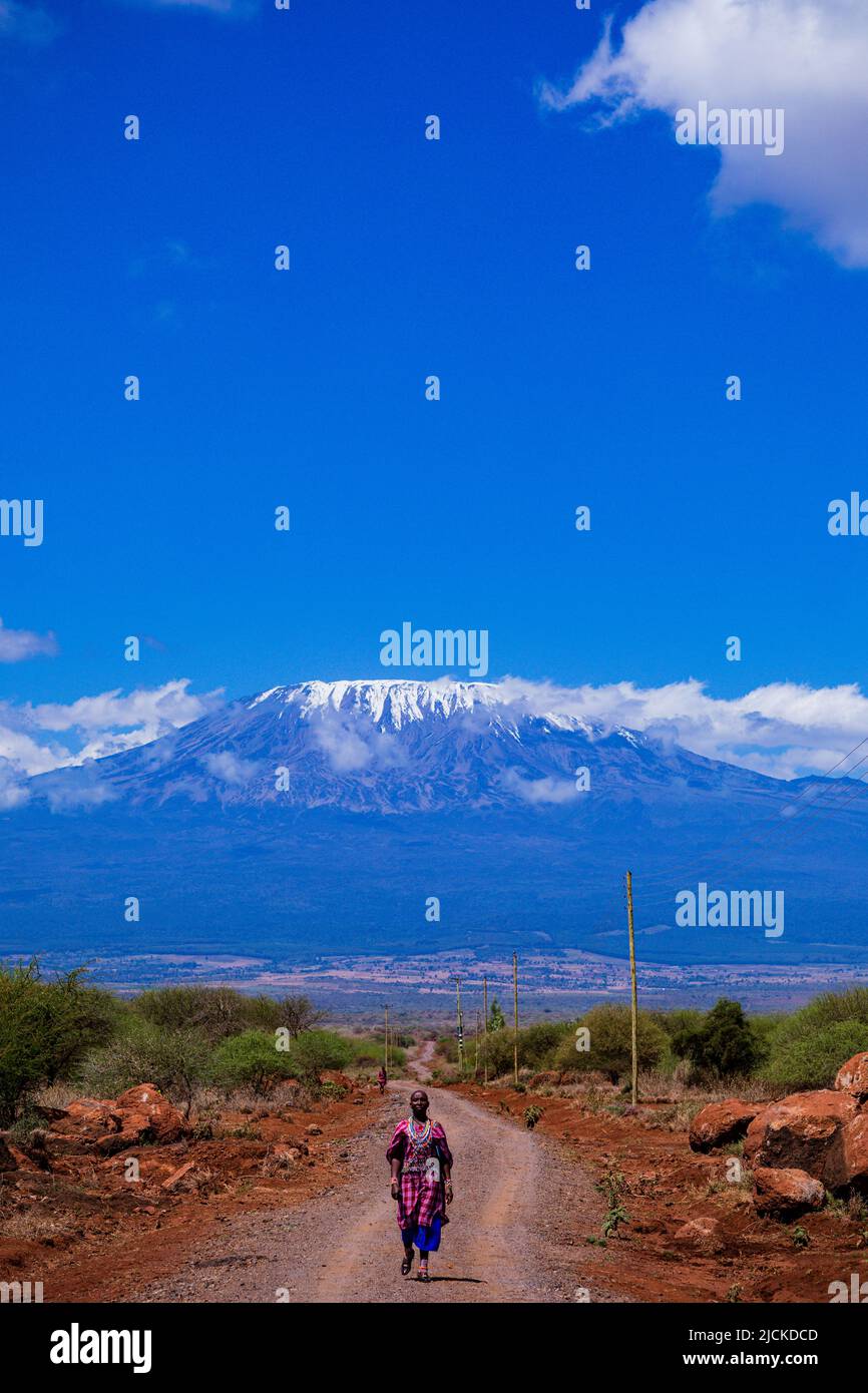 Mount Kilimanjaro Dormant Volcano In United Republic Of Tanzania kibo ...