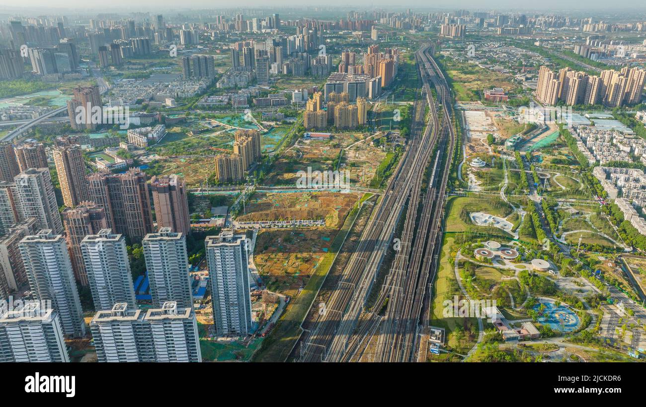 Chengdu into greater China high-speed Stock Photo - Alamy