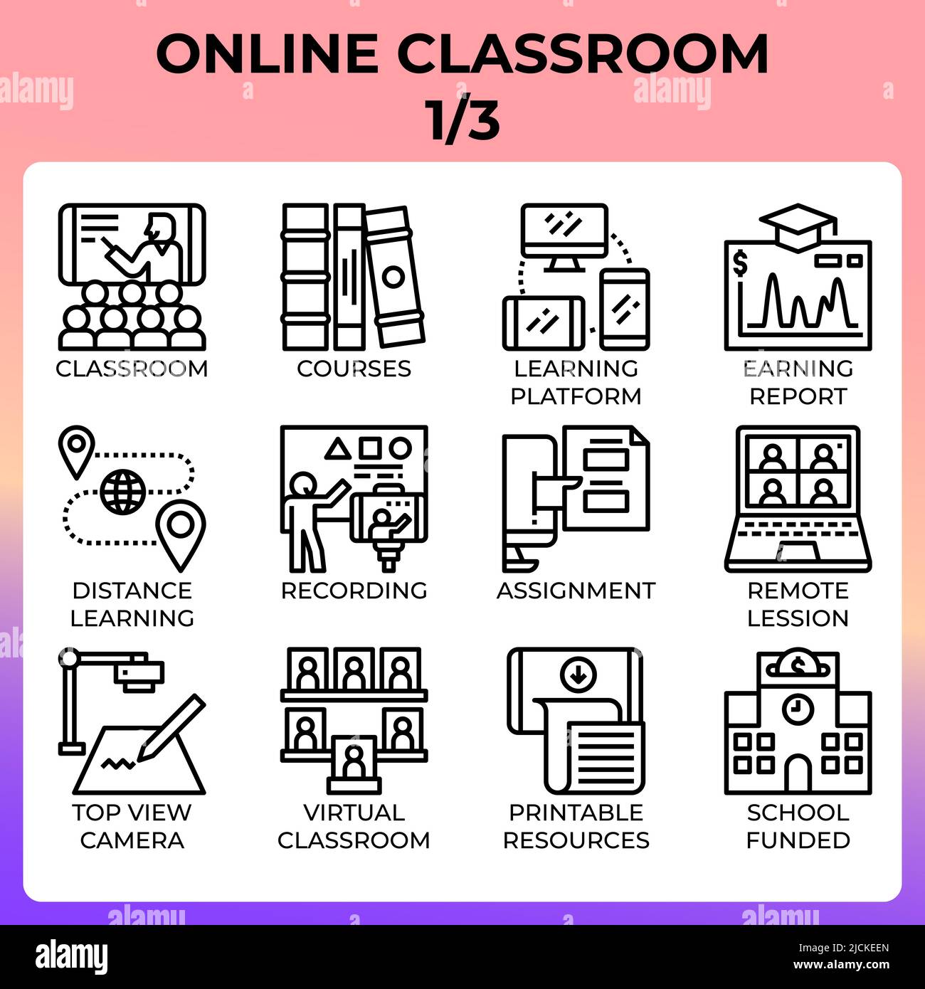 Virtual Classroom Icon