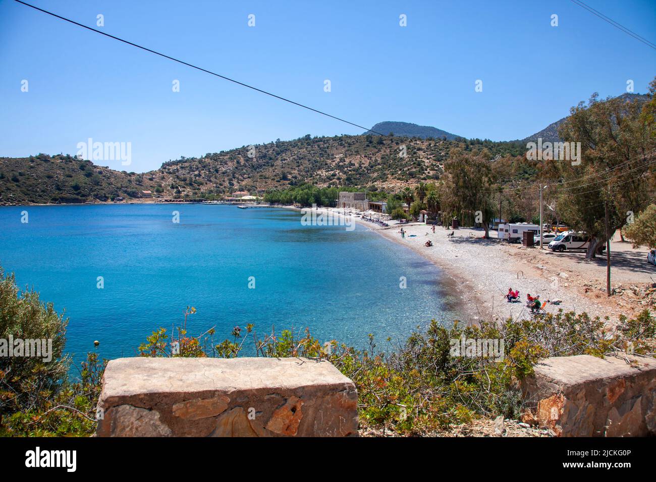 Datca, Mugla, Turkey - May 2022: Datca ''Kargi'' bay view Stock Photo ...