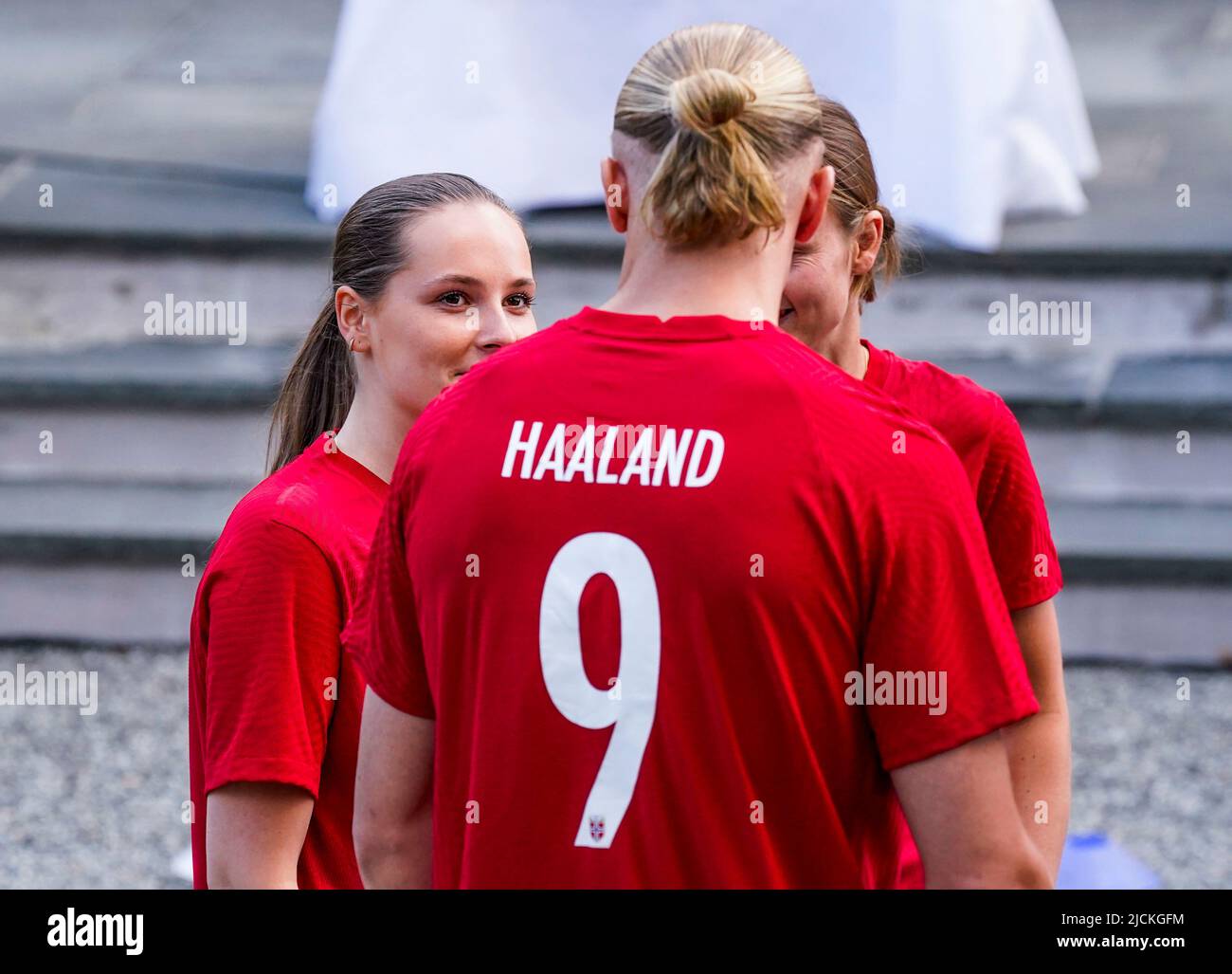 Asker 20220613.Princess Ingrid Alexandra and Erling Braut Haaland ...