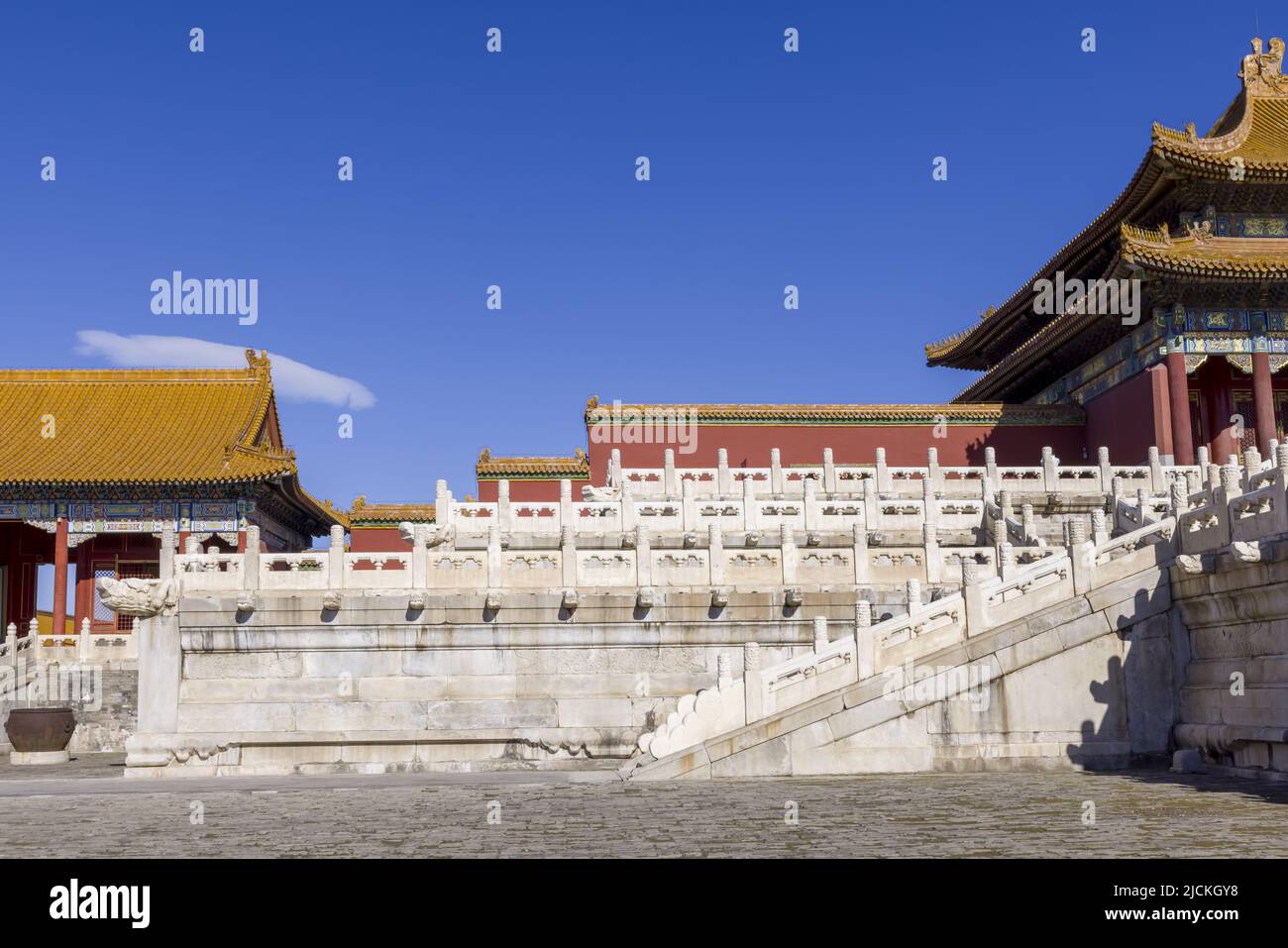 Taihe Palace Museum of Beijing the imperial palace square Stock Photo ...