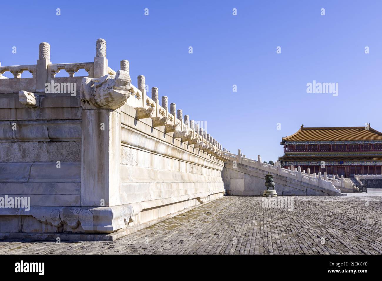Taihe Palace Museum of Beijing the imperial palace square Stock Photo ...
