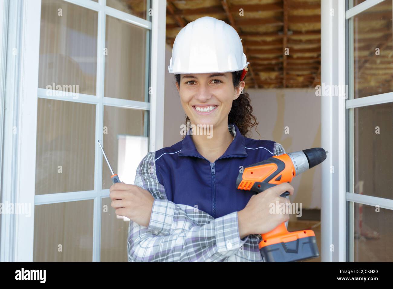 Business woman tools belt hi-res stock photography and images - Alamy