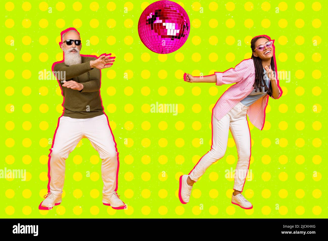 3d man party disco ball hi-res stock photography and images - Alamy