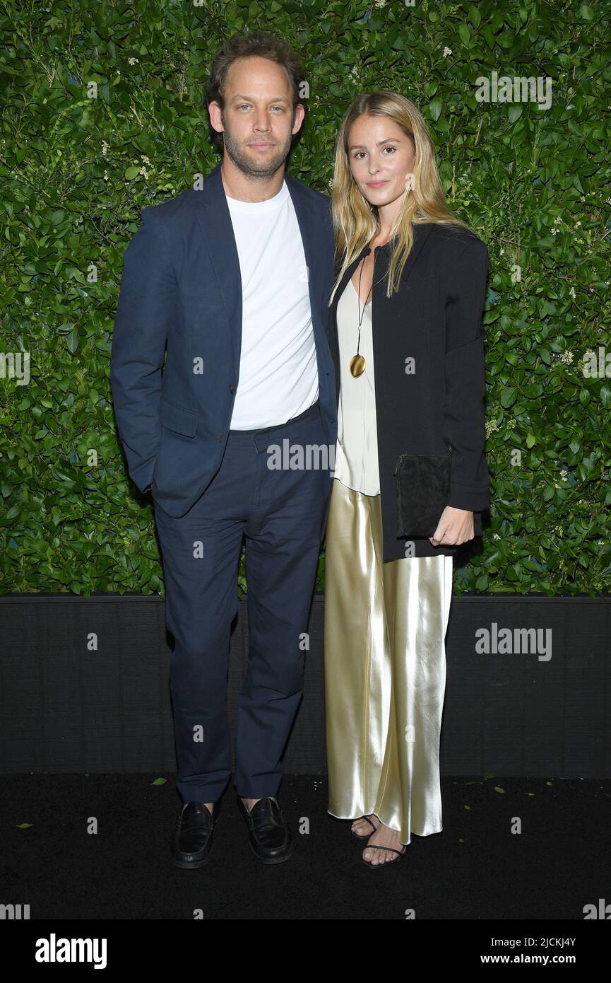 (L-R) Jon Neidich and Zoe Ruffner attend the 2022 Tribeca Film Festival ...