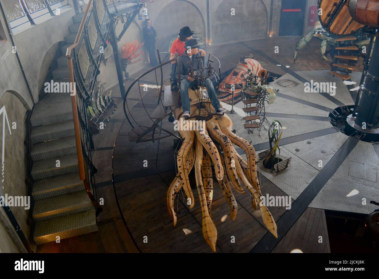 famous marin worlds carousel, Nantes Stock Photo - Alamy