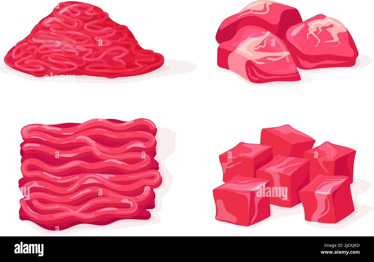 Minced beef patty Stock Vector Images - Alamy