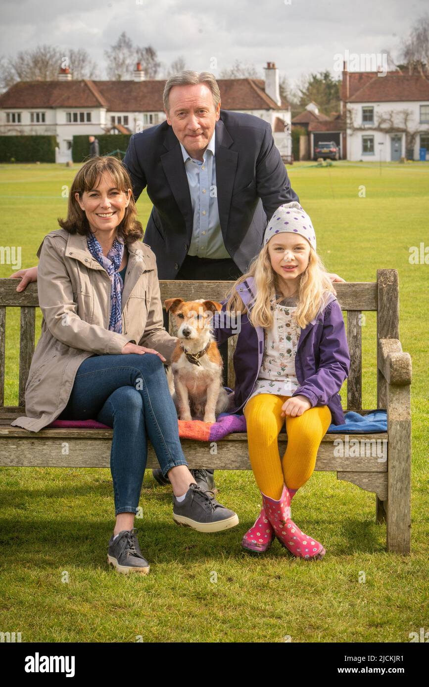 Behind the scenes on Midsomer Murders The Scarecrow Murders Stock Photo ...