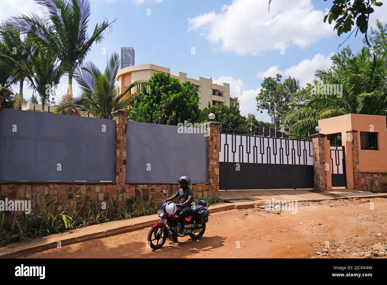 The Hope Hostel accommodation in Kigali, Rwanda where migrants from the ...