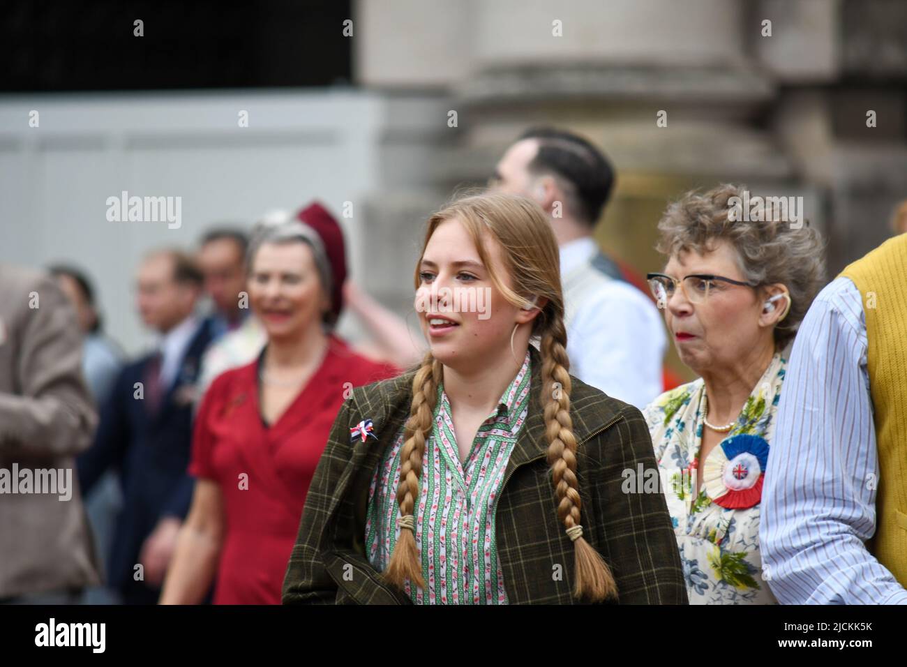 London, UK, 5th Jun 2022, Platinum Jubilee Pageant along the Mall ...